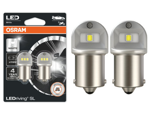 207 OSRAM LEDriving SL Range R5W LED Upgrade Bulbs White Pair